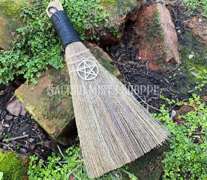 Pentacle Altar Besom Handmade Witch's Broom for Energy - Etsy