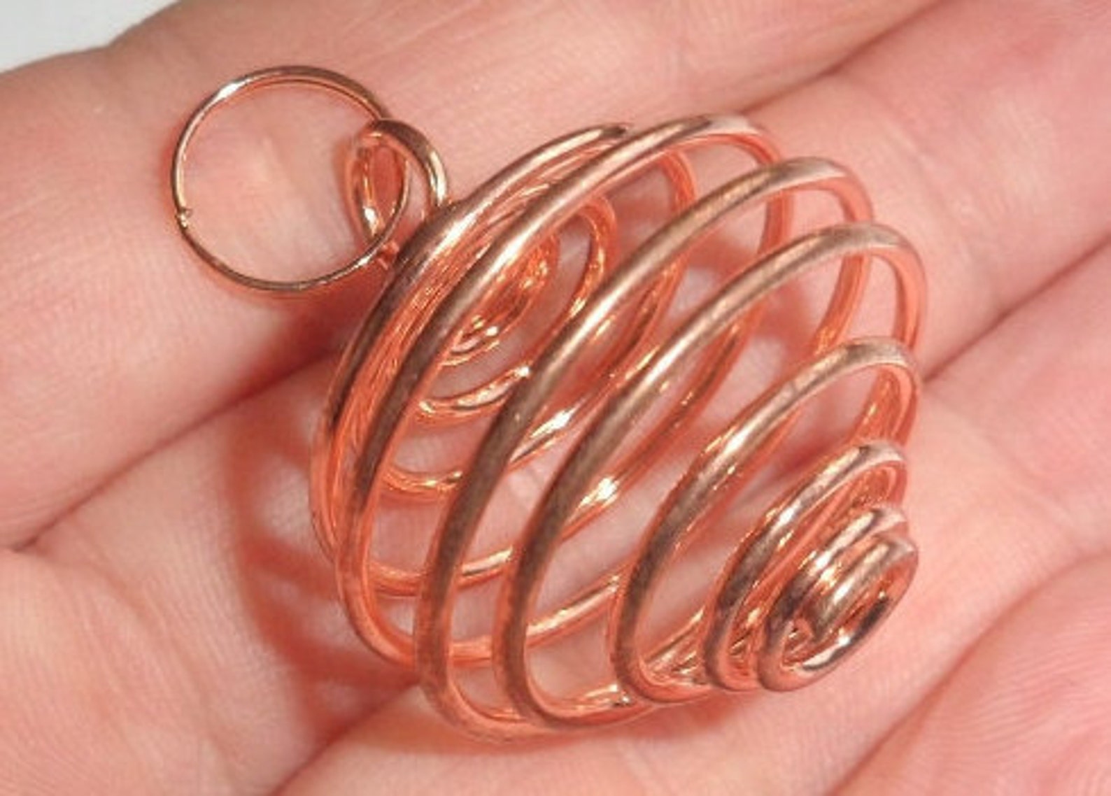 Cage Pendant for Tumbled and Natural Gemstones Choose - Etsy