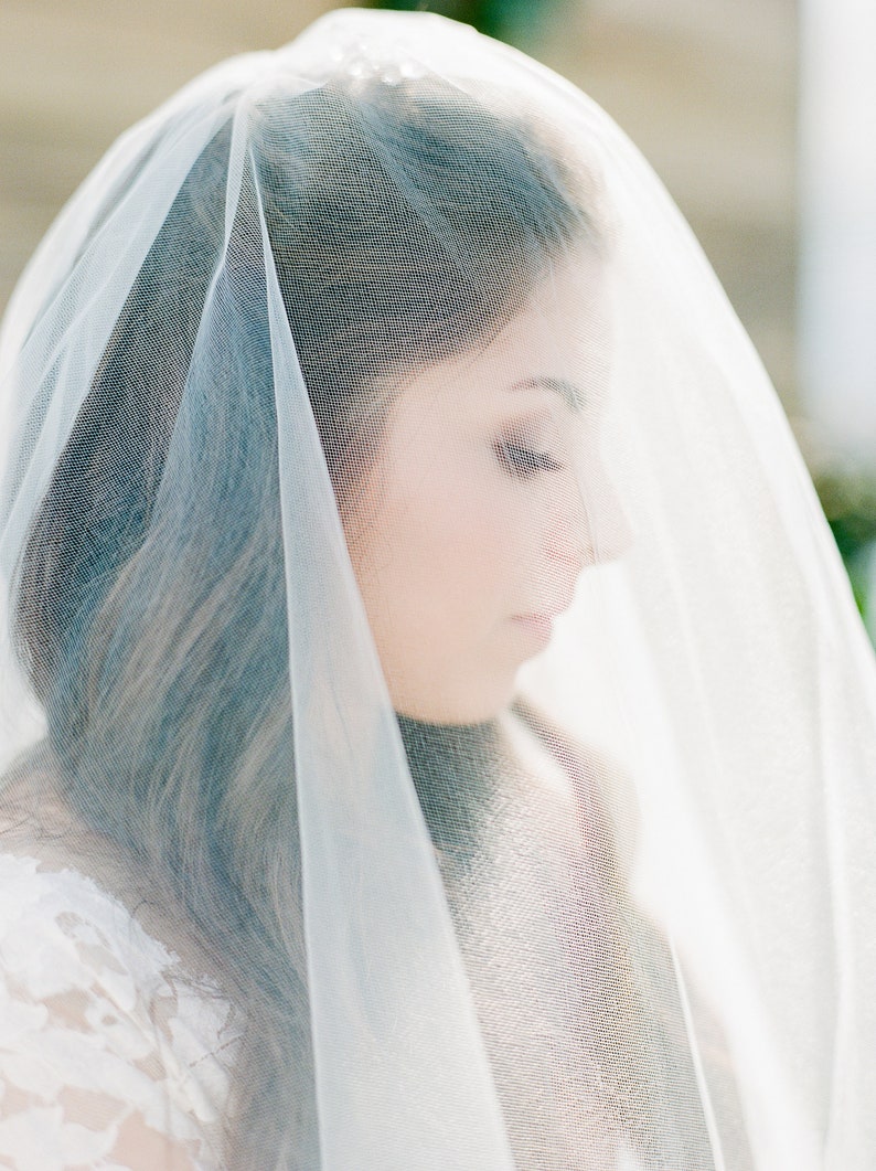 Drop Veil, Bridal Veil, Cathedral Veil, Wedding Veil, Chapel Veil ...