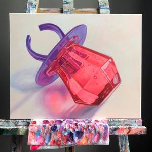 Pink and Purple Ring Pop - Candy - Signed Art Print - by Carlie Pearce ...