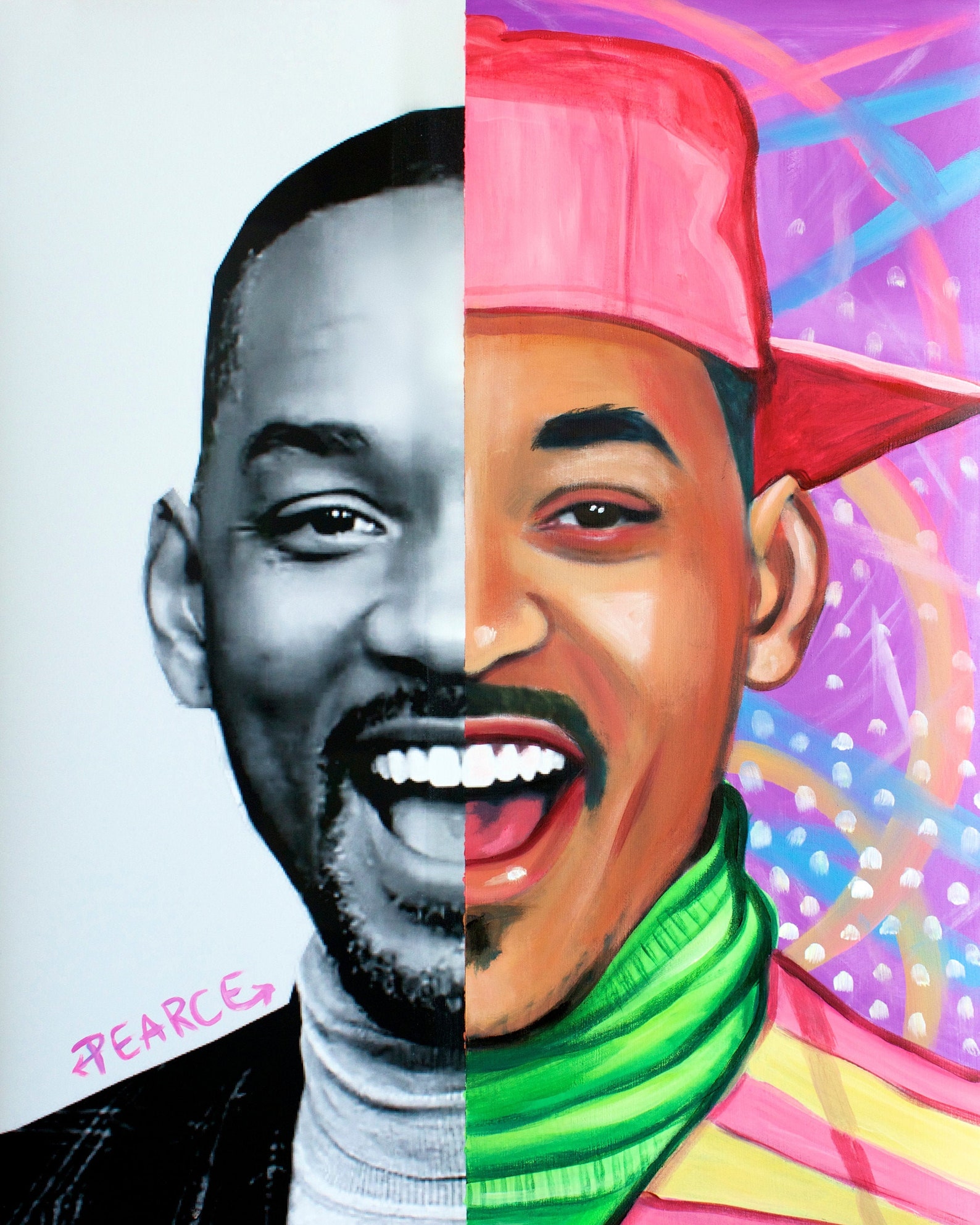 Will Smith as The Fresh Prince Signed Art Print FREE | Etsy
