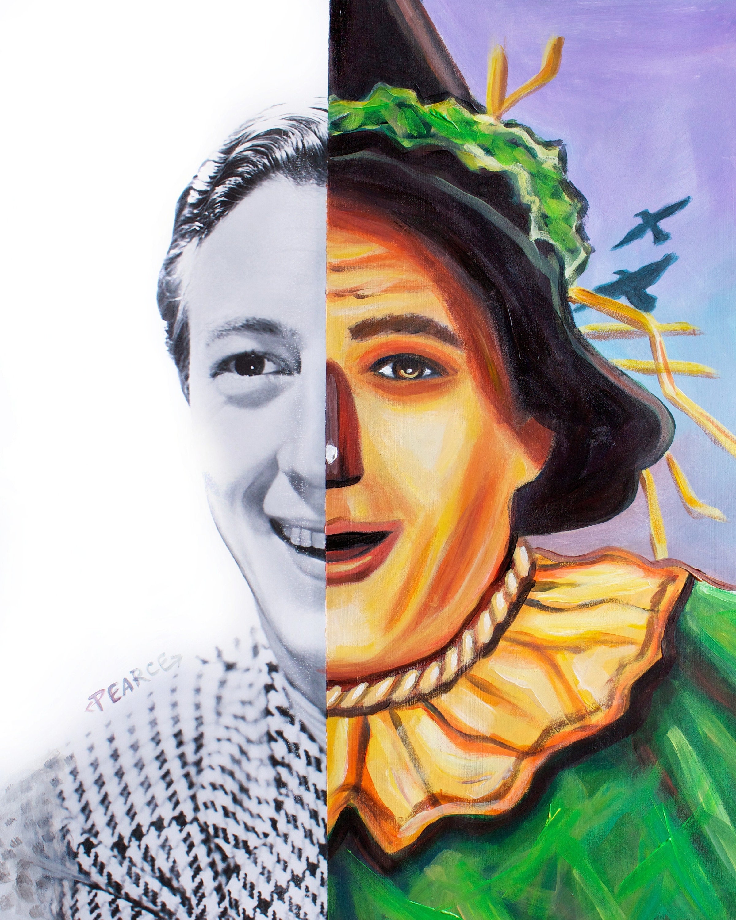Ray Bolger as Scarecrow in the Wizard of Oz Signed Art Print | Etsy