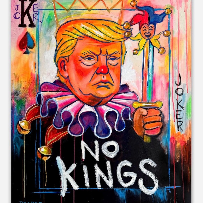 No Kings Trump Protest Signs - Etsy