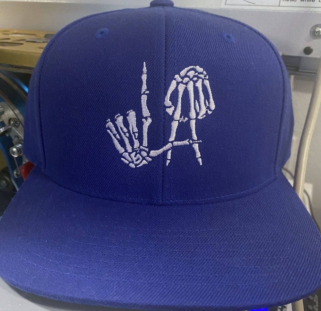 LA Hands/fingers Bones • Los Angeles • Baseball Hat Snapback - Etsy