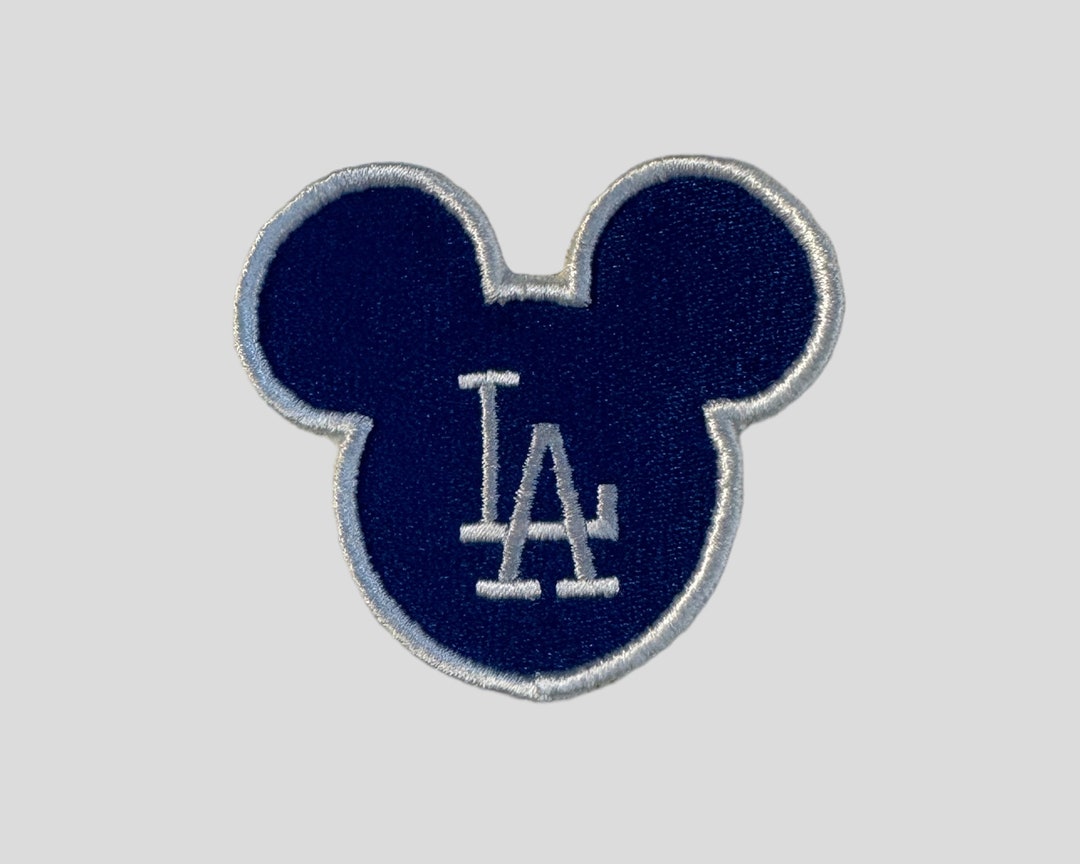 Mickey Ears Disneyla Dodgers Inspired Patch • Los Angeles • Baseball ...