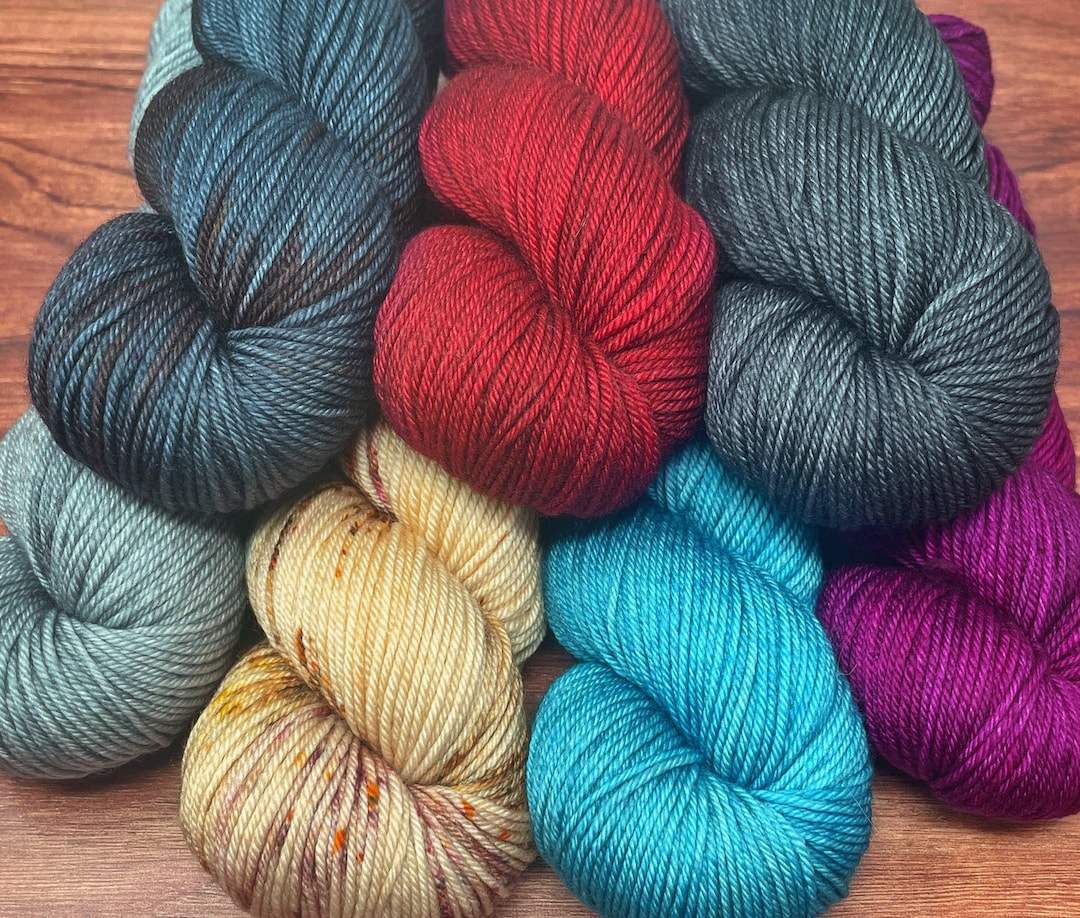 DK Yarn Sale - Superwash Merino Yarn, Hand Dyed Wool Yarn. Light ...