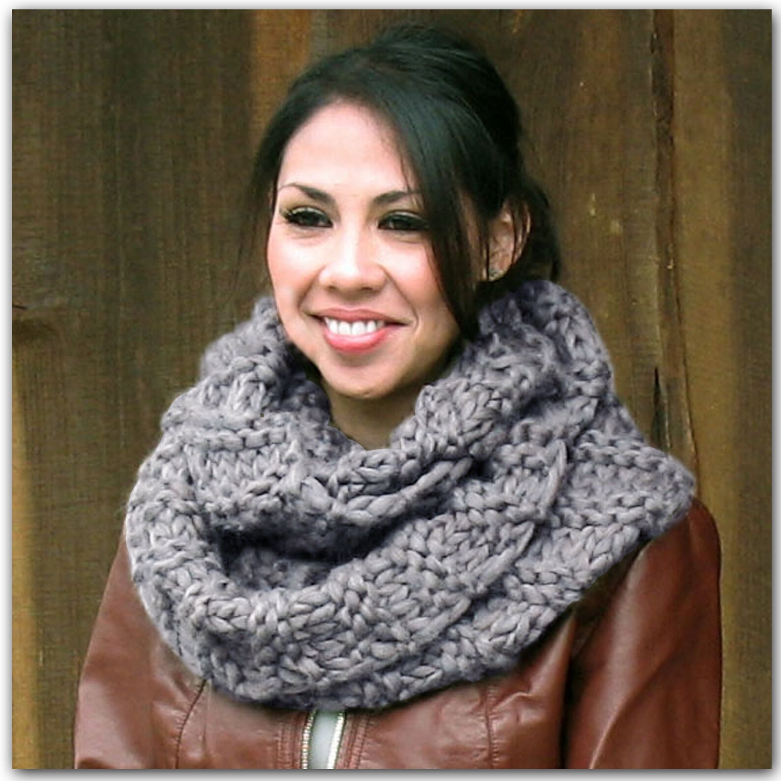 AIR MERINO Cowl Pattern - Written Pattern W. Photo Tutorial. DIY. Easy ...