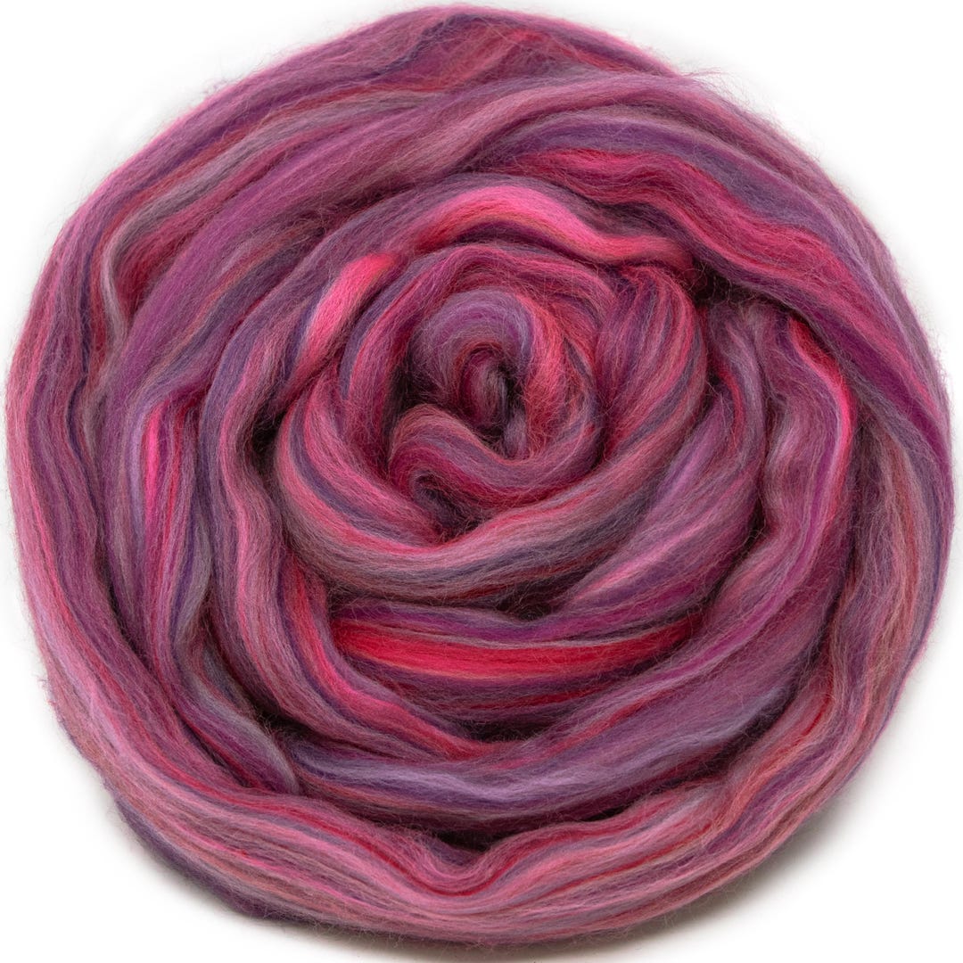 100% Merino Wool Roving. Soft Colorful Combed Top Roving, Hand Wheel ...