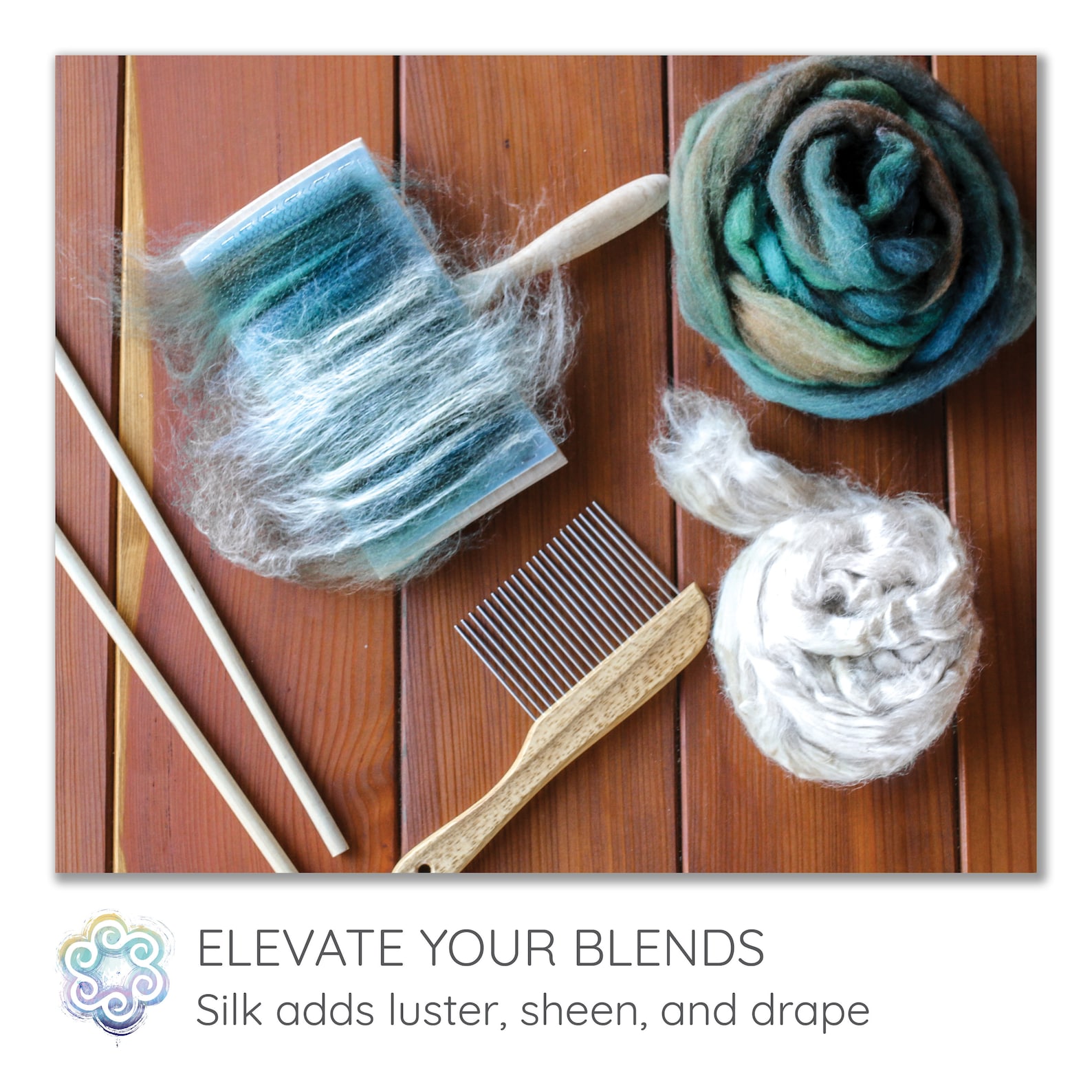 2oz Eri Peace Silk: Natural Yellow Fiber Roving, Premium Grade Combed ...