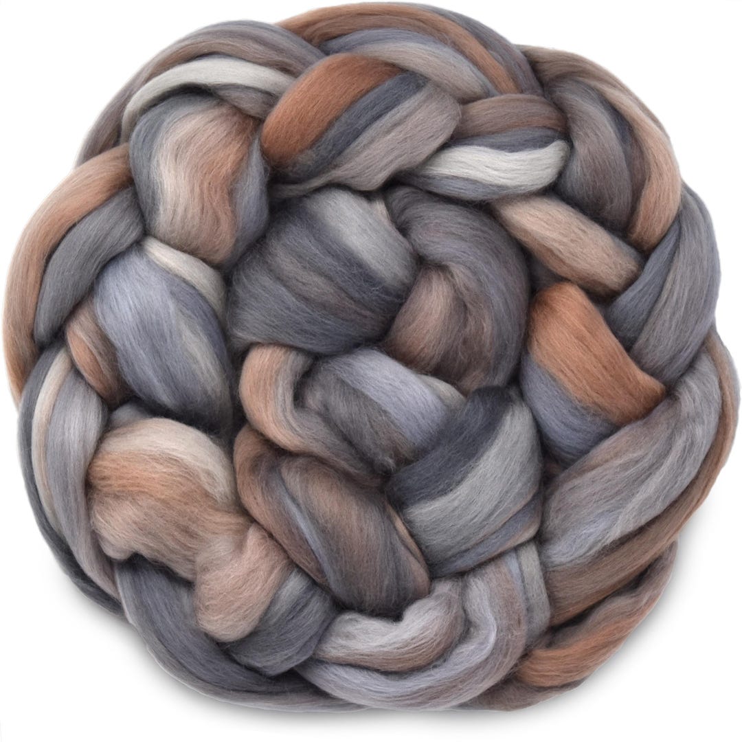 100% fibra de merino superfina: mecha suave peinada, mezcla de colores ...