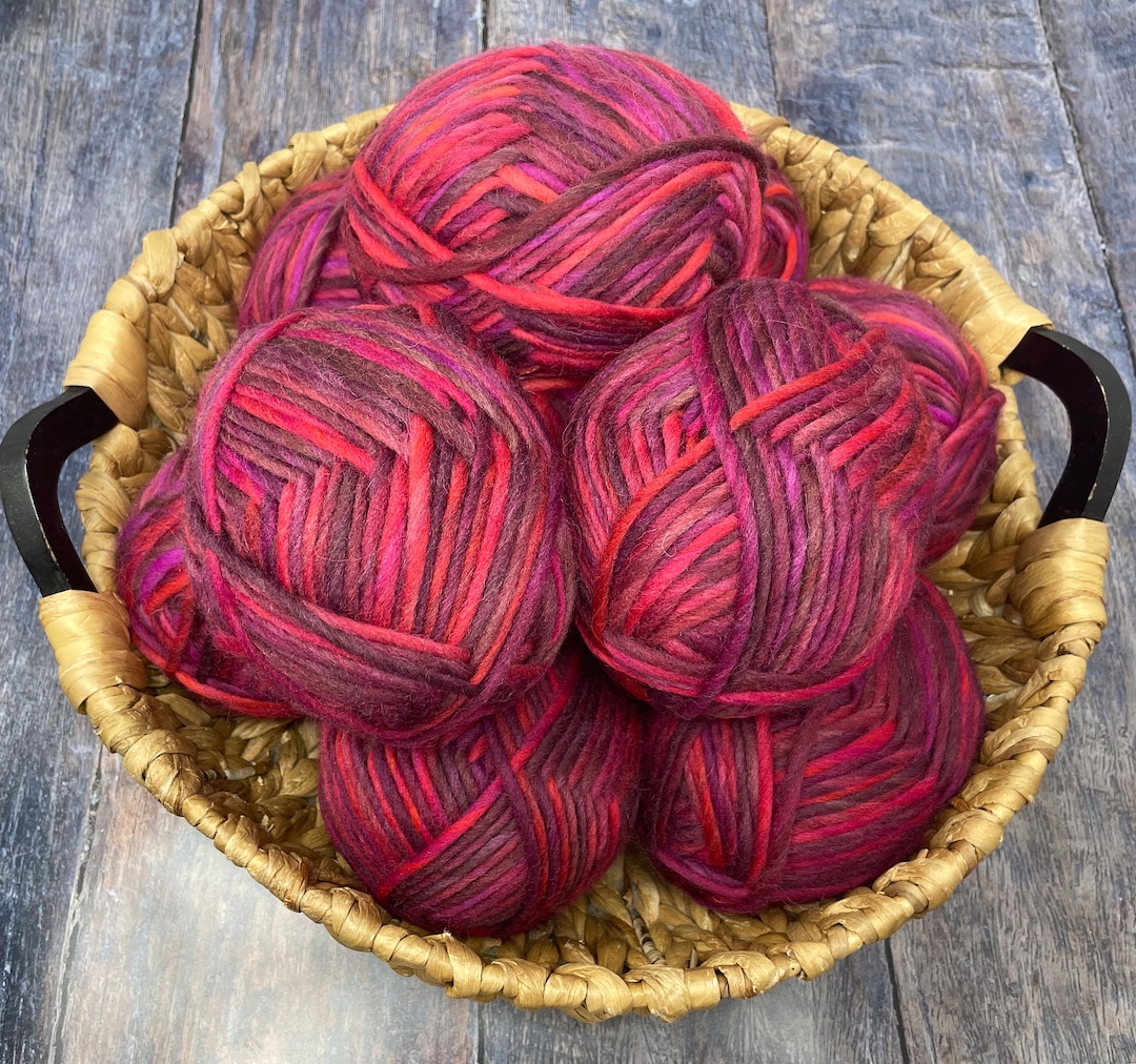 SUPER BULKY Space Cadet Wool Yarn - Limited Edition Space Dyed for ...