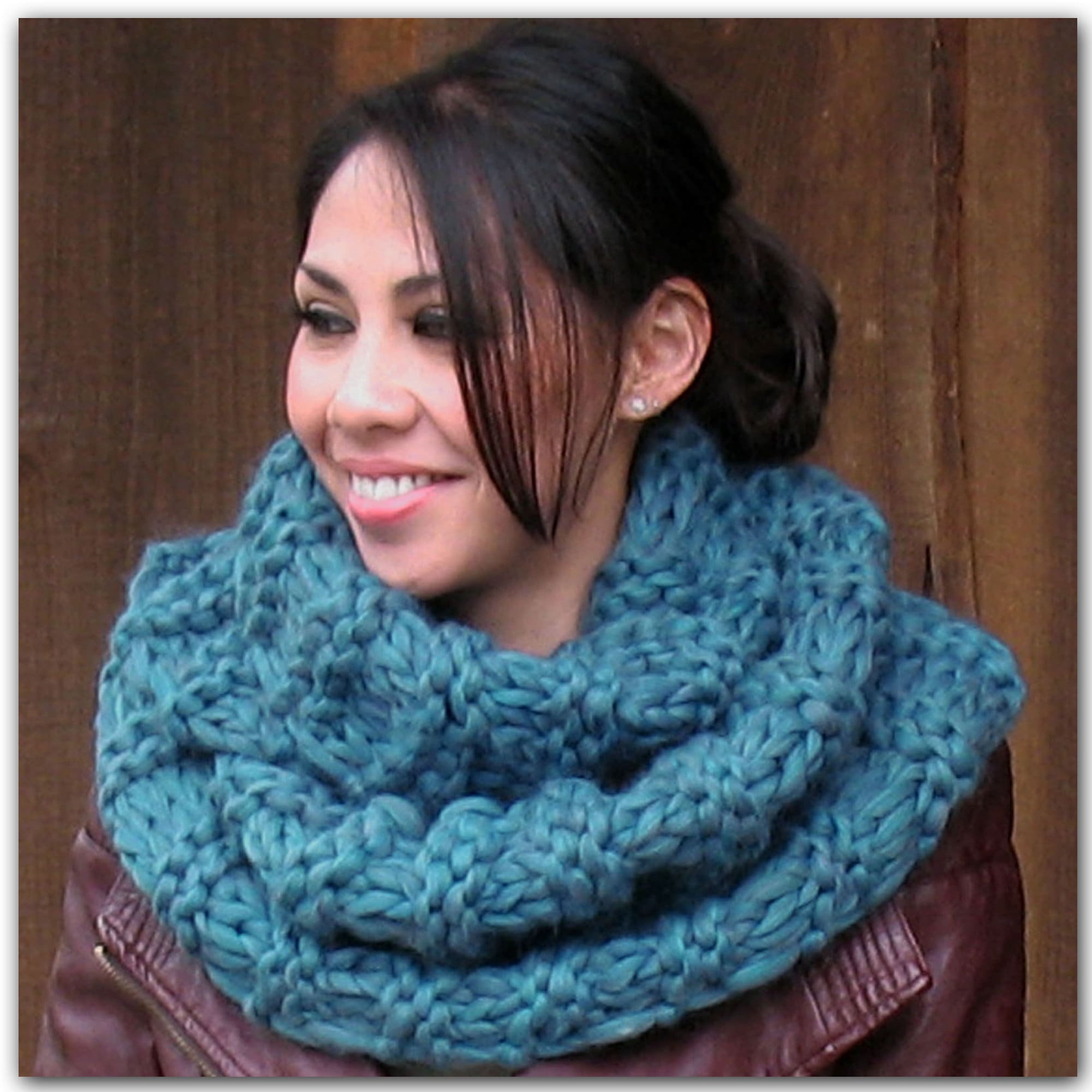 AIR MERINO Cowl Pattern - Written Pattern W. Photo Tutorial. DIY. Easy ...