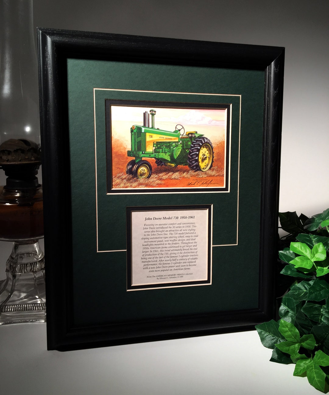 American Memory Prints Art by Ed Schaefer John Deere Model 730 1958 to ...