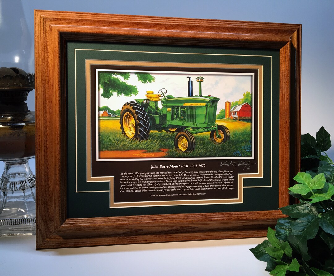 American Memory Prints Art by Ed Schaefer John Deere Model 4020 Wide ...