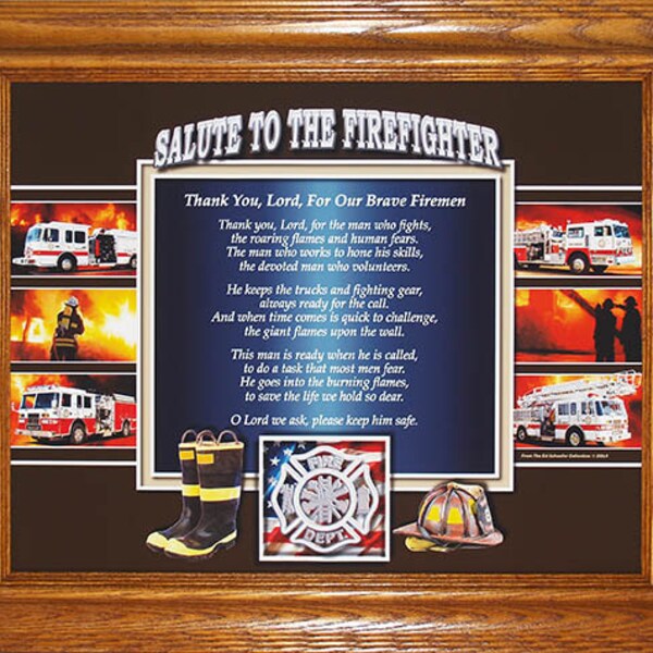 Firefighter Poem - Etsy