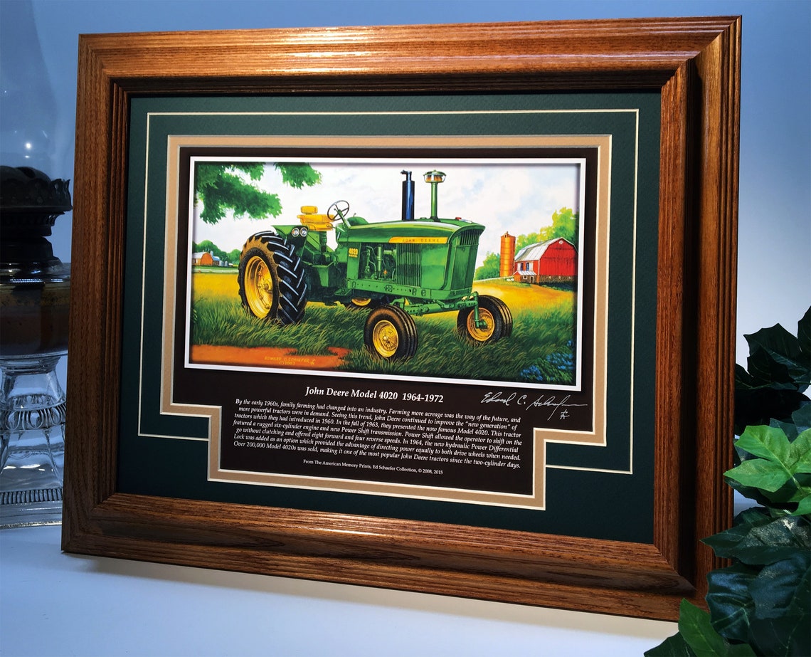 American Memory Prints Art by Ed Schaefer John Deere Model - Etsy