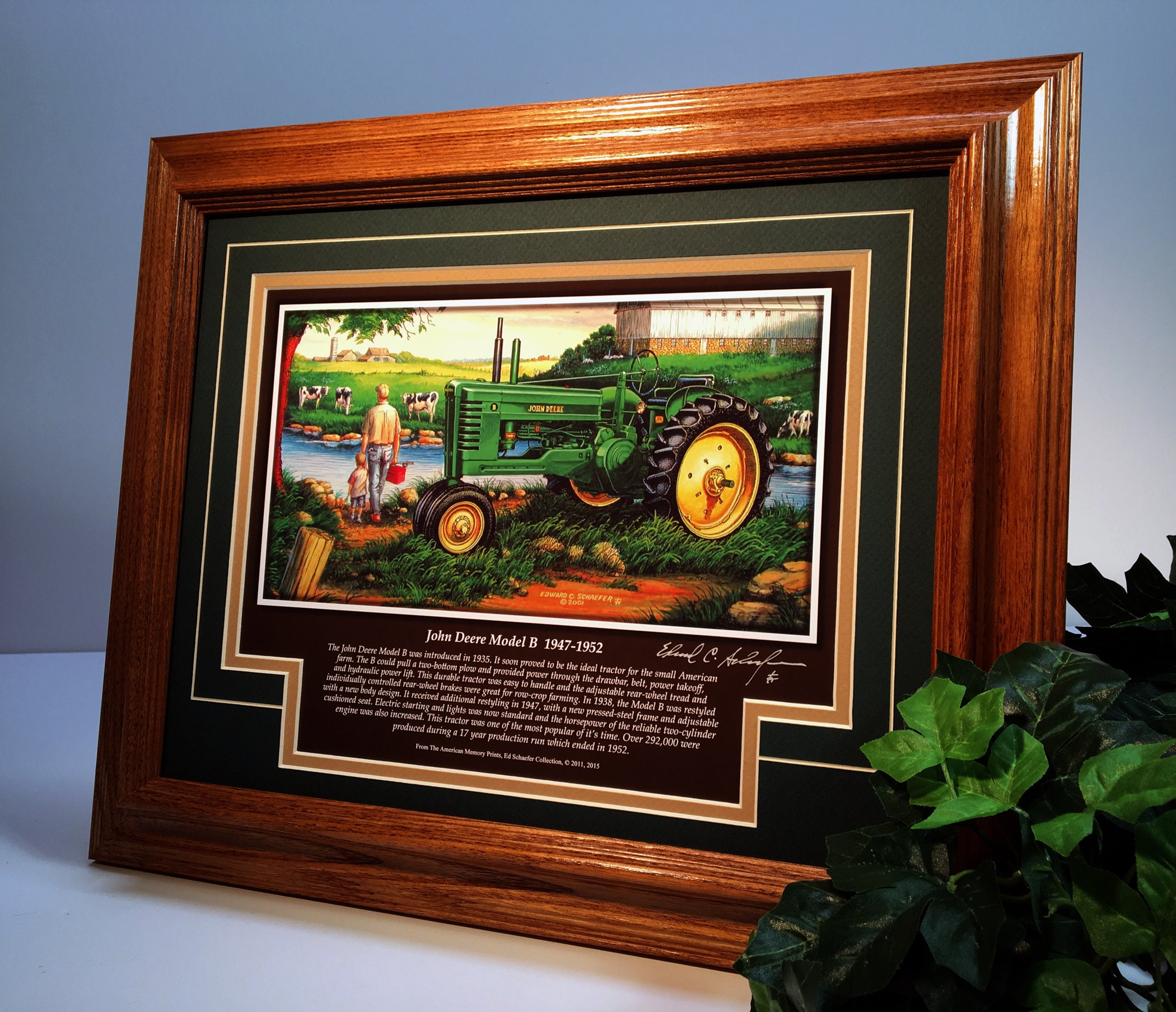 American Memory Prints Art by Ed Schaefer John Deere Model B Late ...