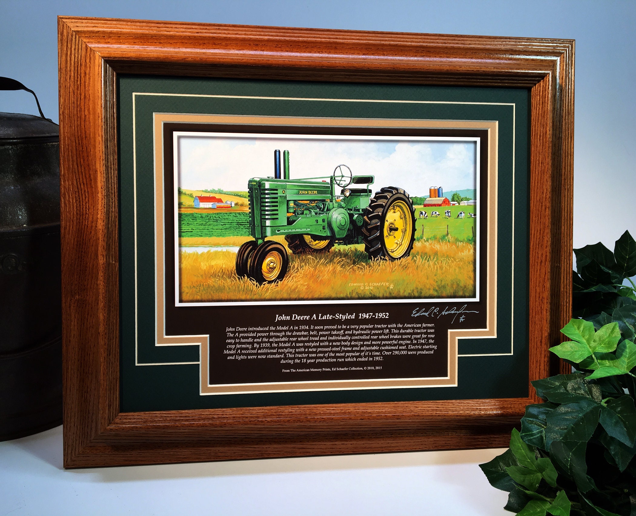 American Memory Prints Art by Ed Schaefer John Deere Model A Late ...