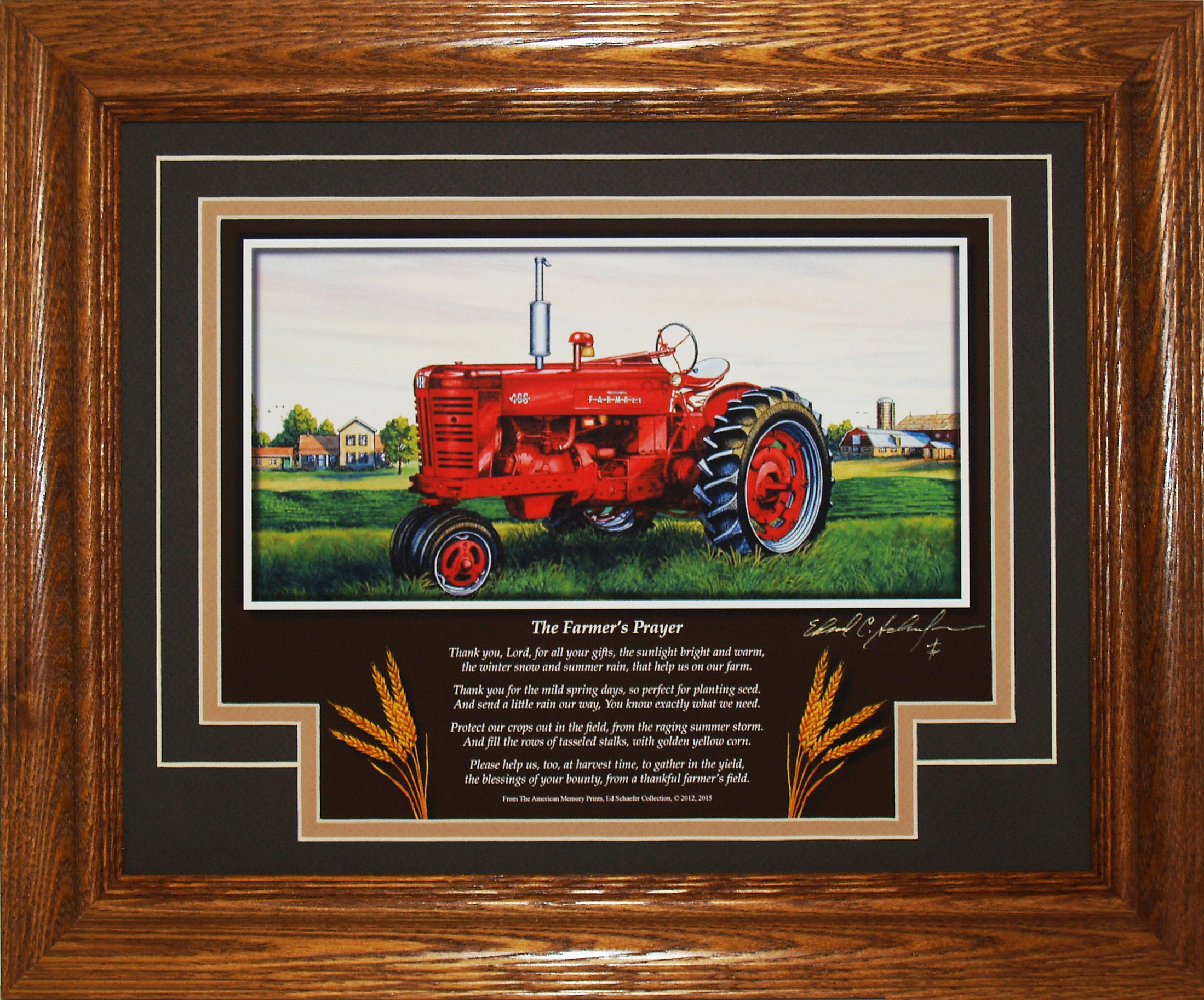 Farmall Model 400 1954 to 1956 With History by Artist Ed Schaefer - Etsy