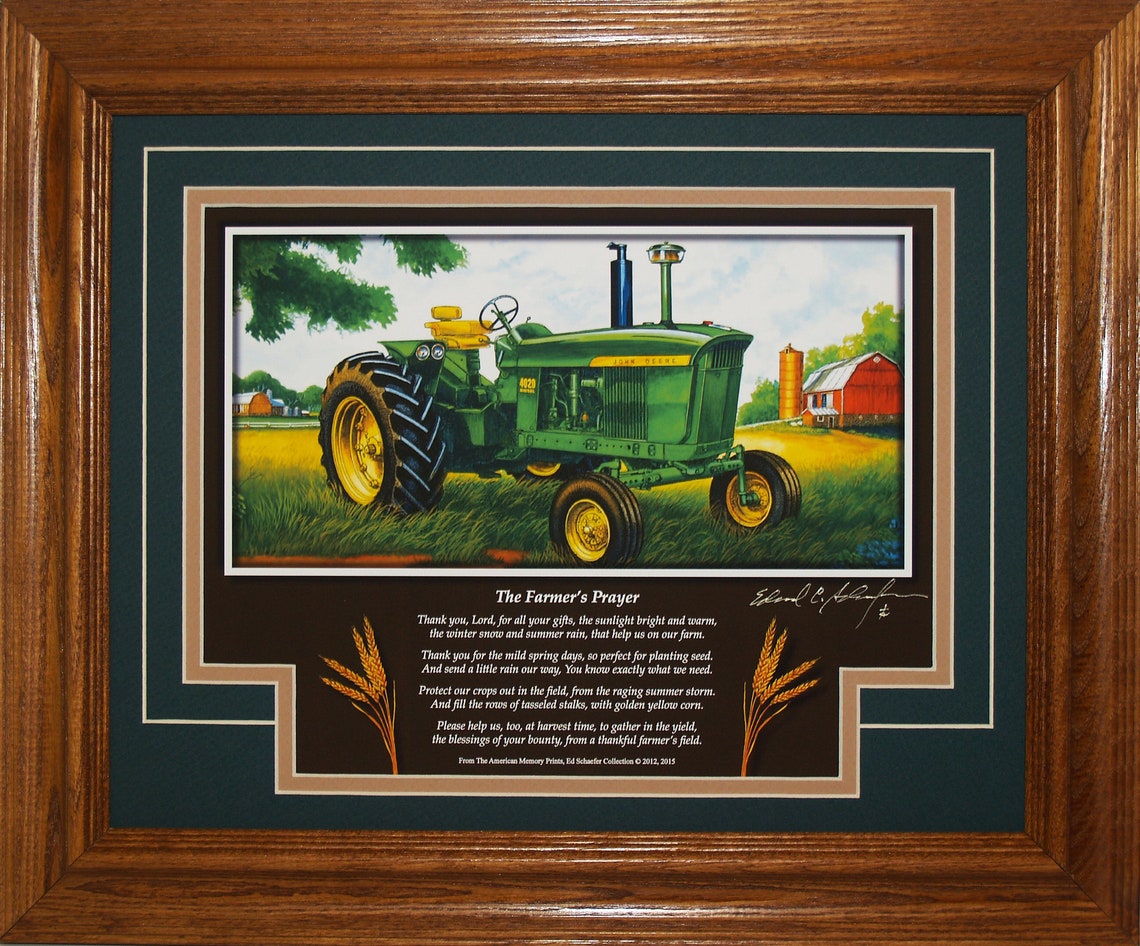 American Memory Prints Art by Ed Schaefer John Deere Model - Etsy