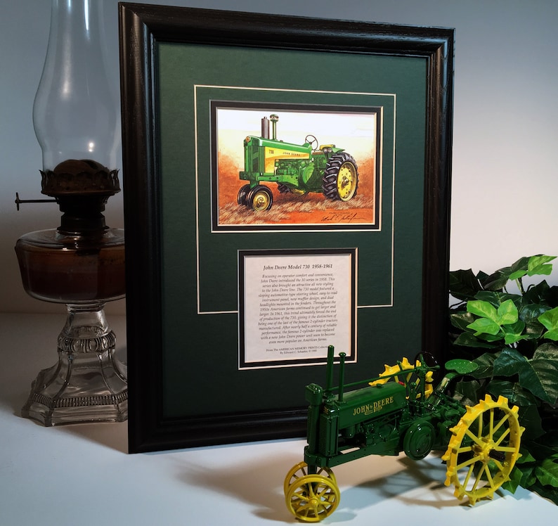 American Memory Prints Art by Ed Schaefer John Deere Model 730 - Etsy