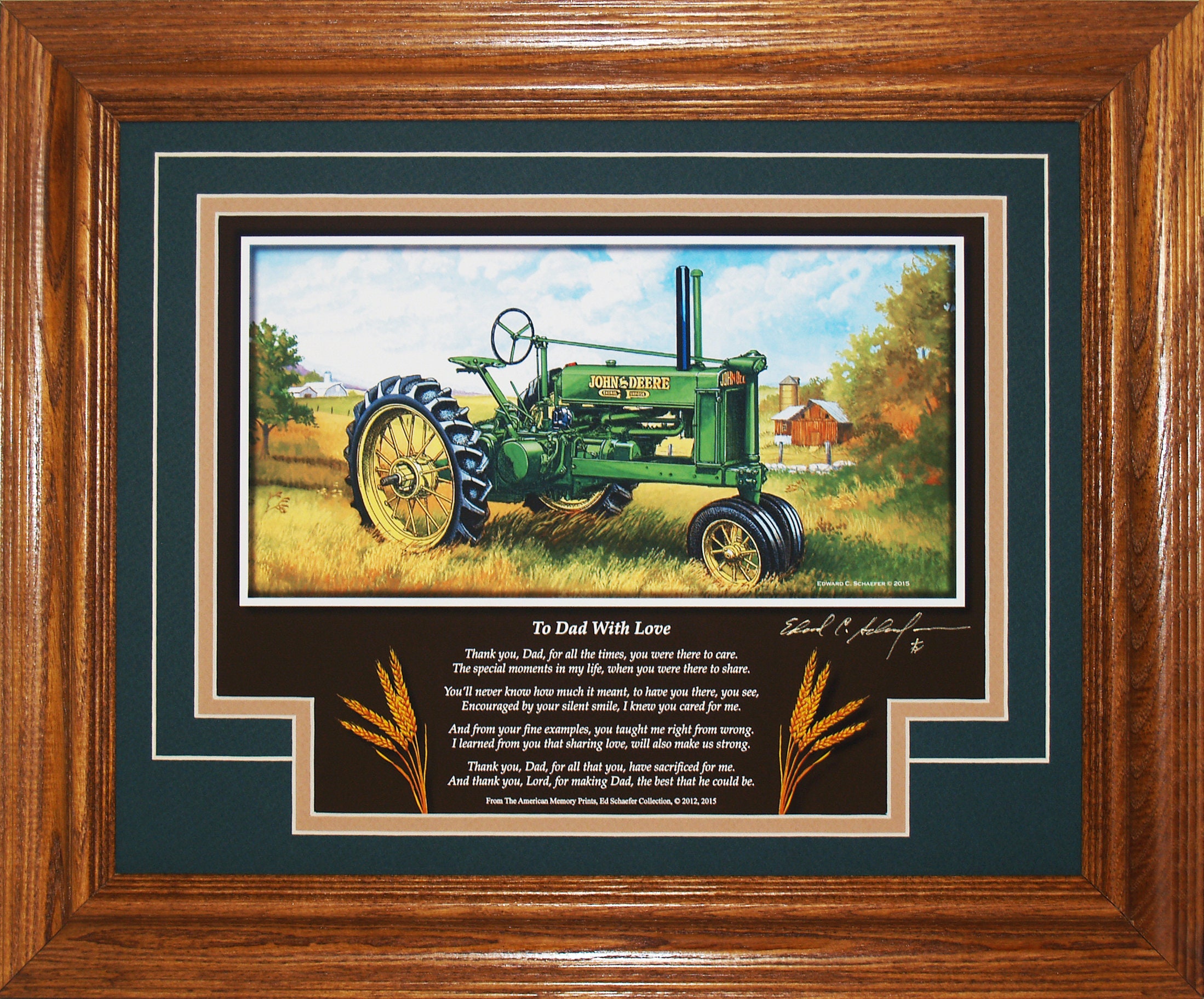 American Memory Prints Art by Ed Schaefer John Deere Model B Unstyled ...