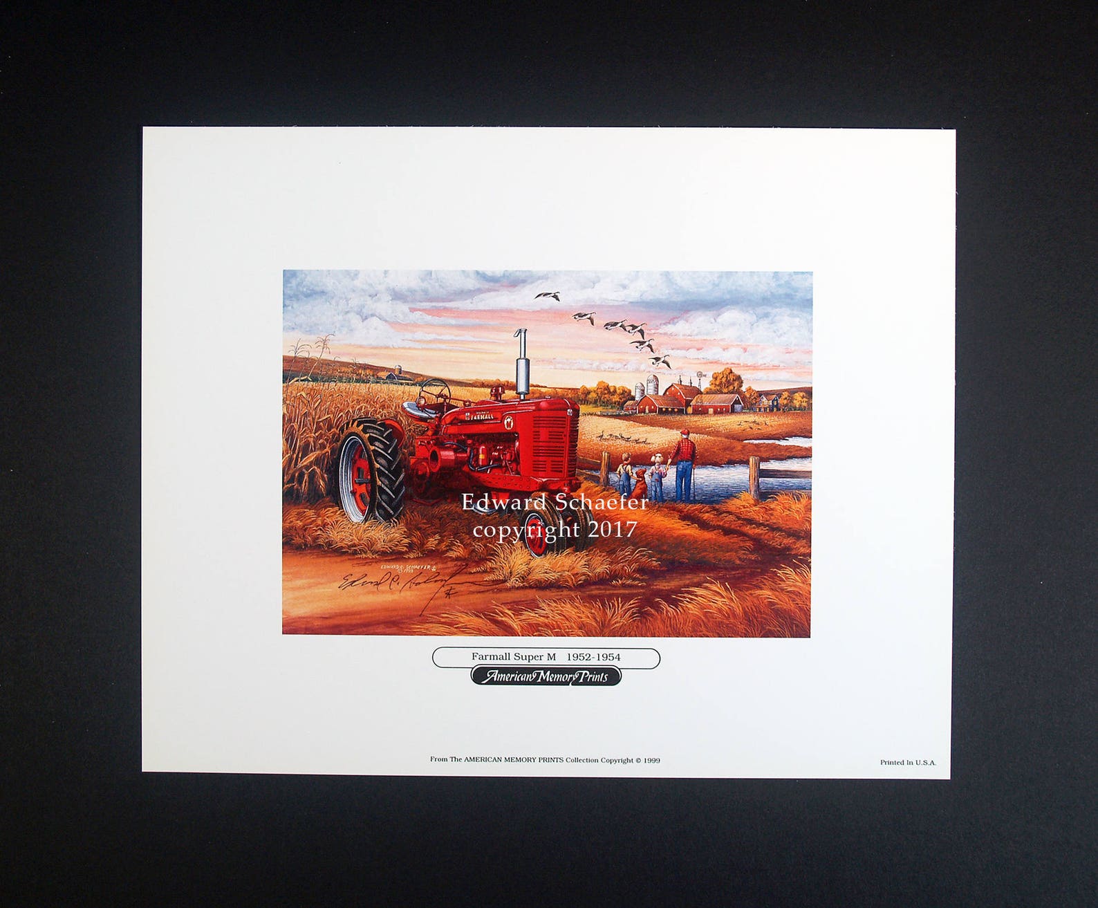 Farmall Gift Portfolio From the Ed Schaefer Art Collection, Group of 4 ...