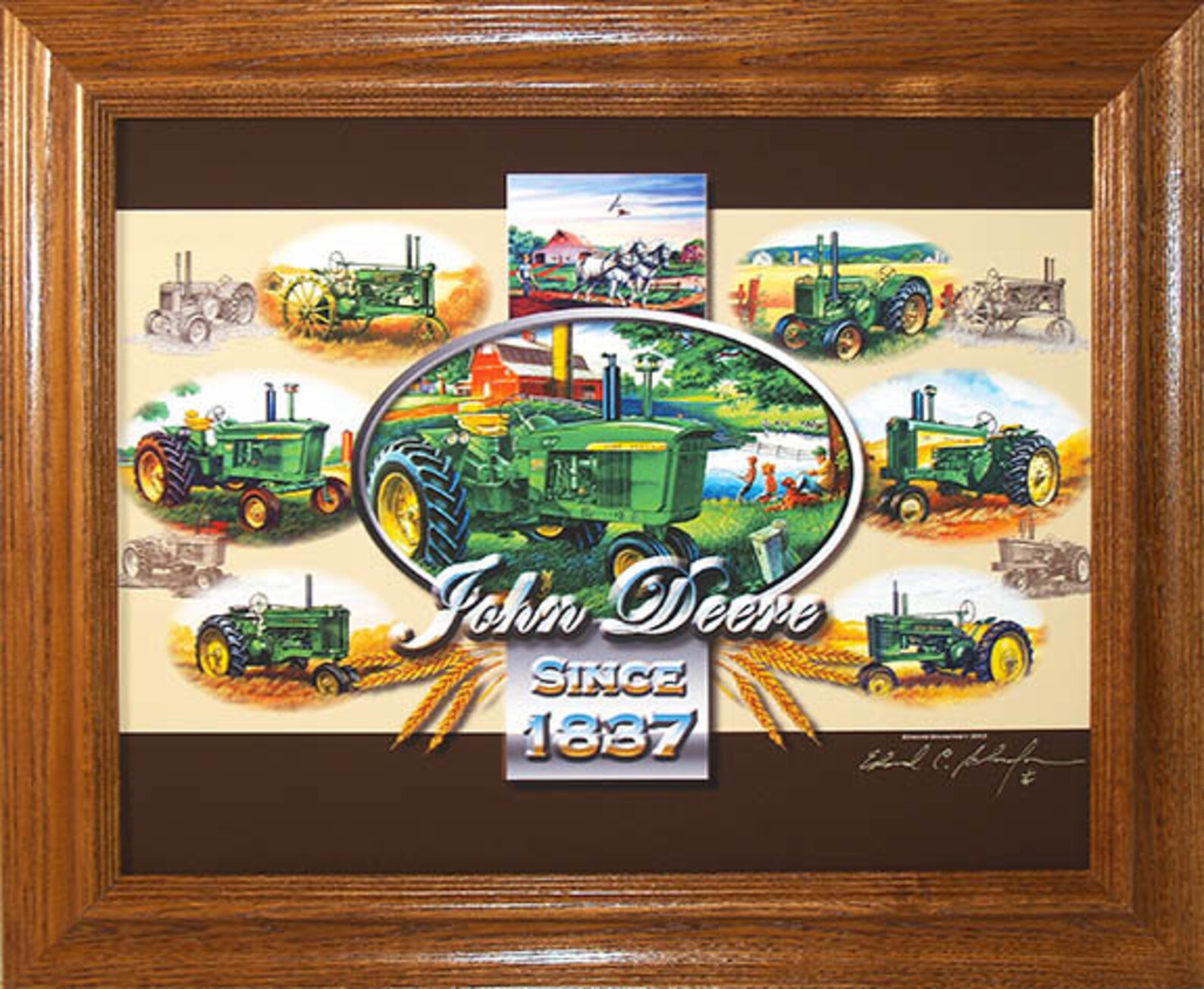 American Memory Prints Art by Ed Schaefer John Deere Legends Gift Idea ...