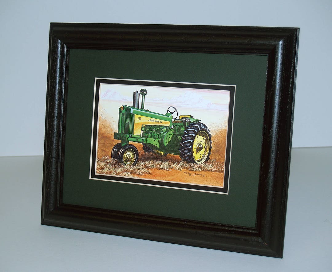 American Memory Prints Art by Ed Schaefer John Deere Model 730 - Etsy