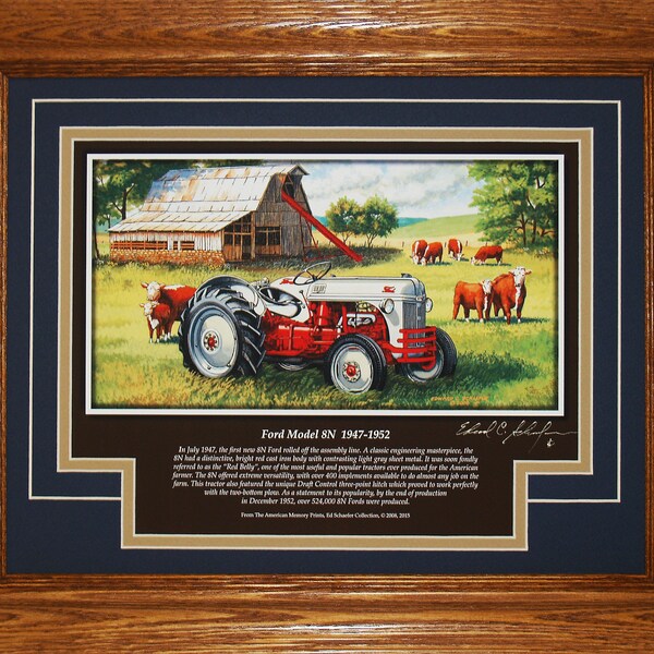 Ford 8n Tractor Art - Etsy