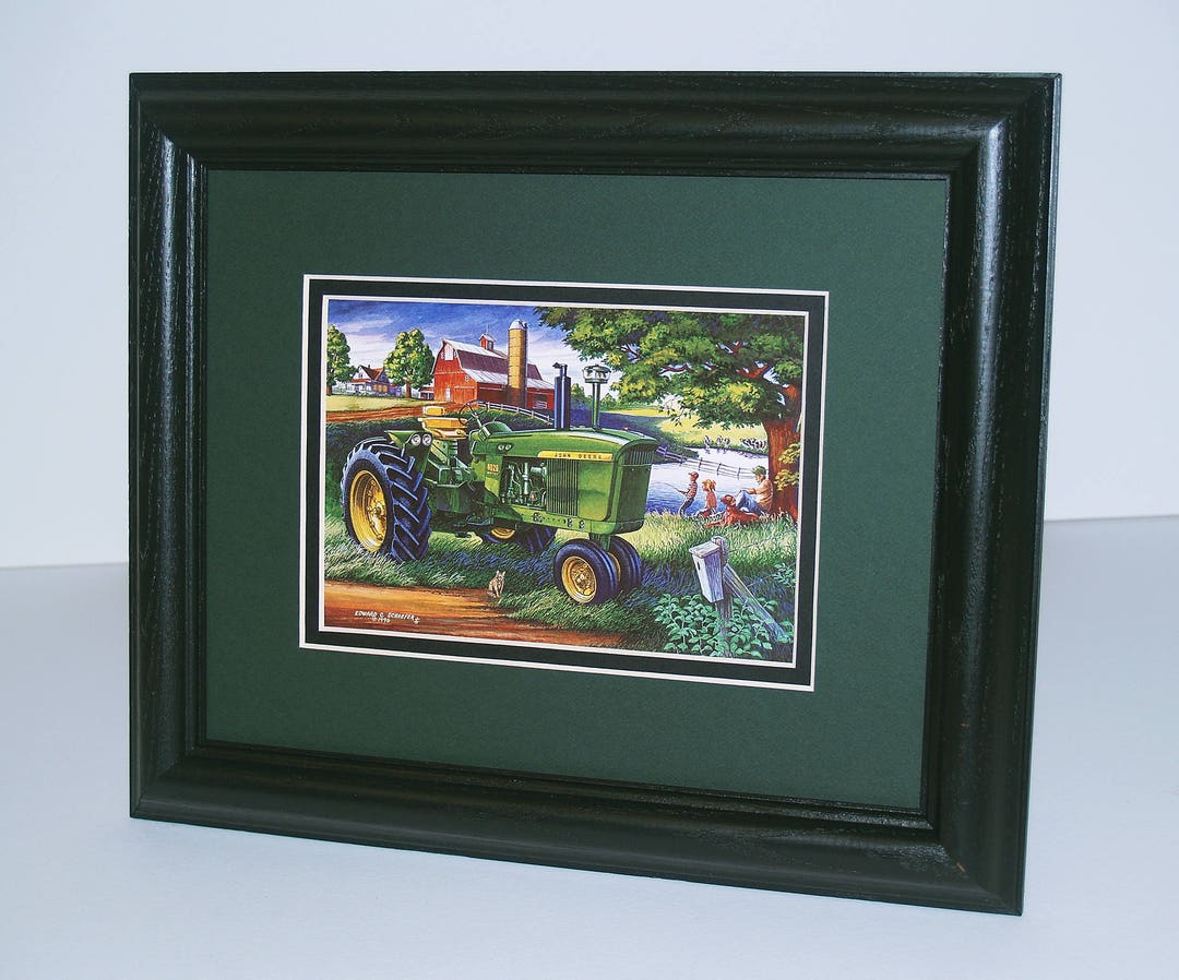 American Memory Prints Art by Ed Schaefer John Deere Model 4020 1964 ...