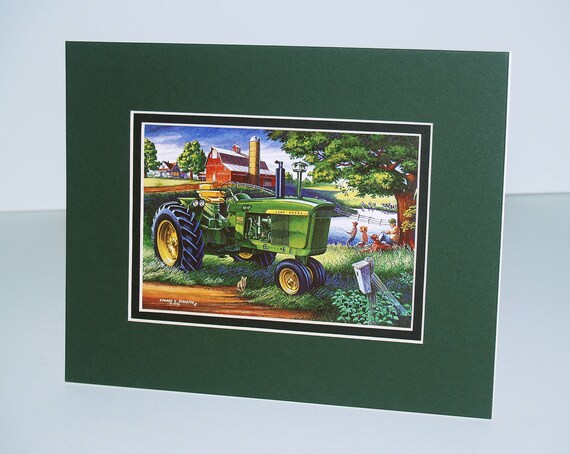 American Memory Prints Art by Ed Schaefer John Deere Model - Etsy