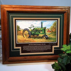 American Memory Prints Art by Ed Schaefer John Deere Model B Unstyled ...