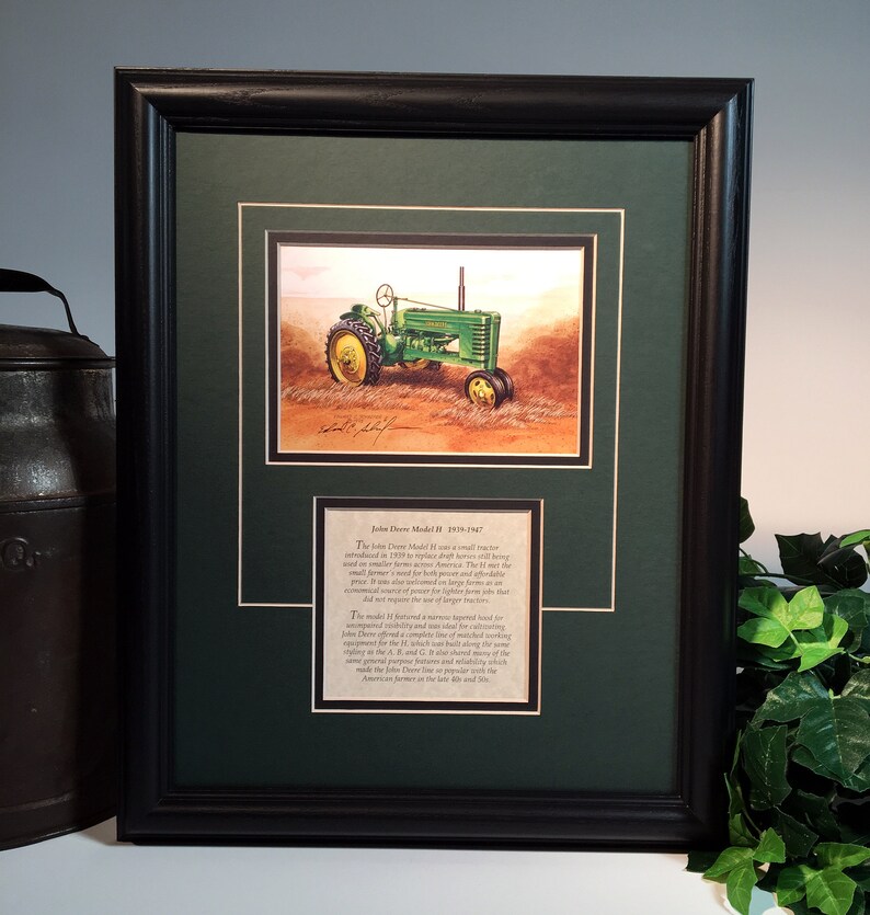 American Memory Prints Art by Ed Schaefer John Deere Model H 1939 to ...