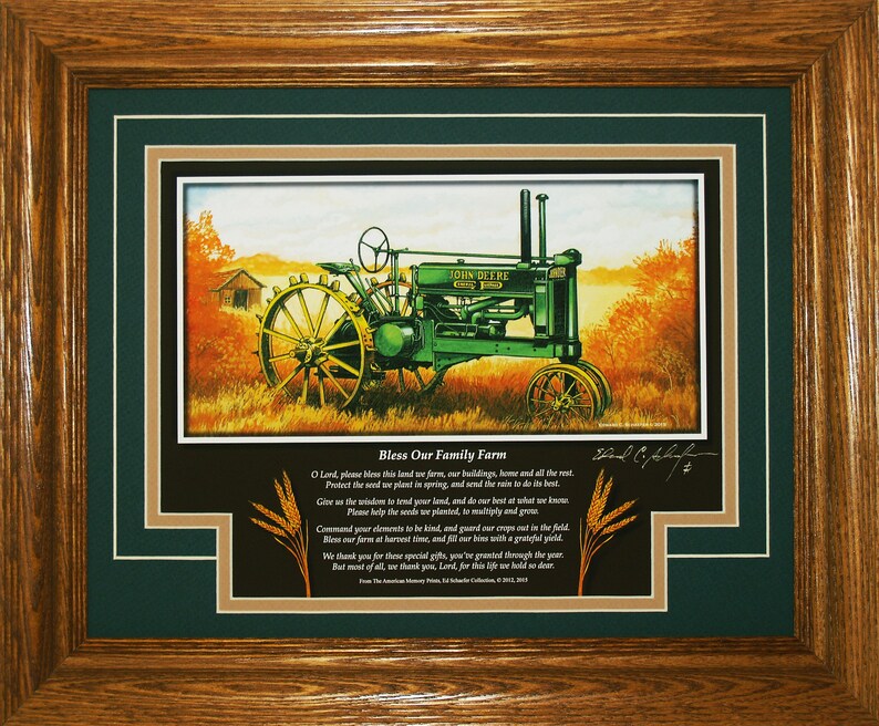 American Memory Prints Art by Ed Schaefer John Deere Model A - Etsy
