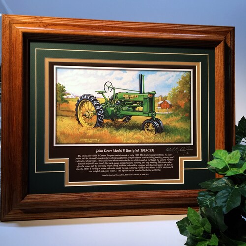 American Memory Prints Art by Ed Schaefer John Deere Model B - Etsy