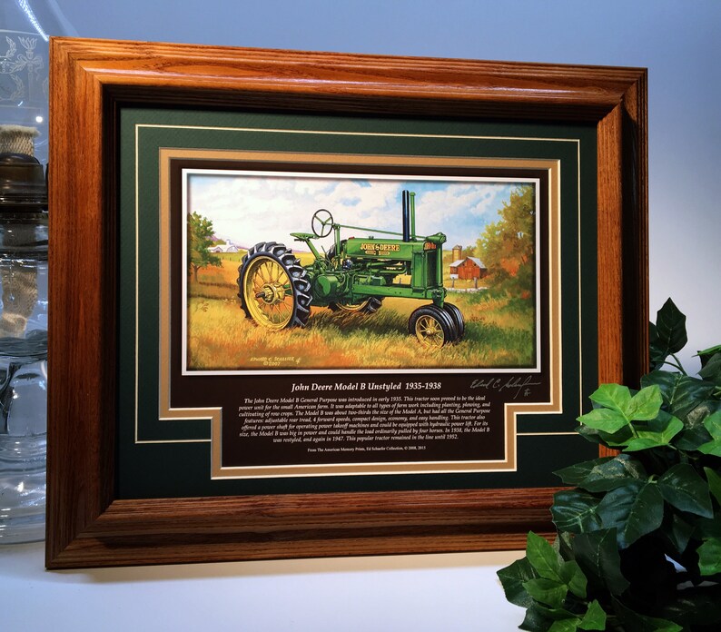American Memory Prints Art by Ed Schaefer John Deere Model B | Etsy