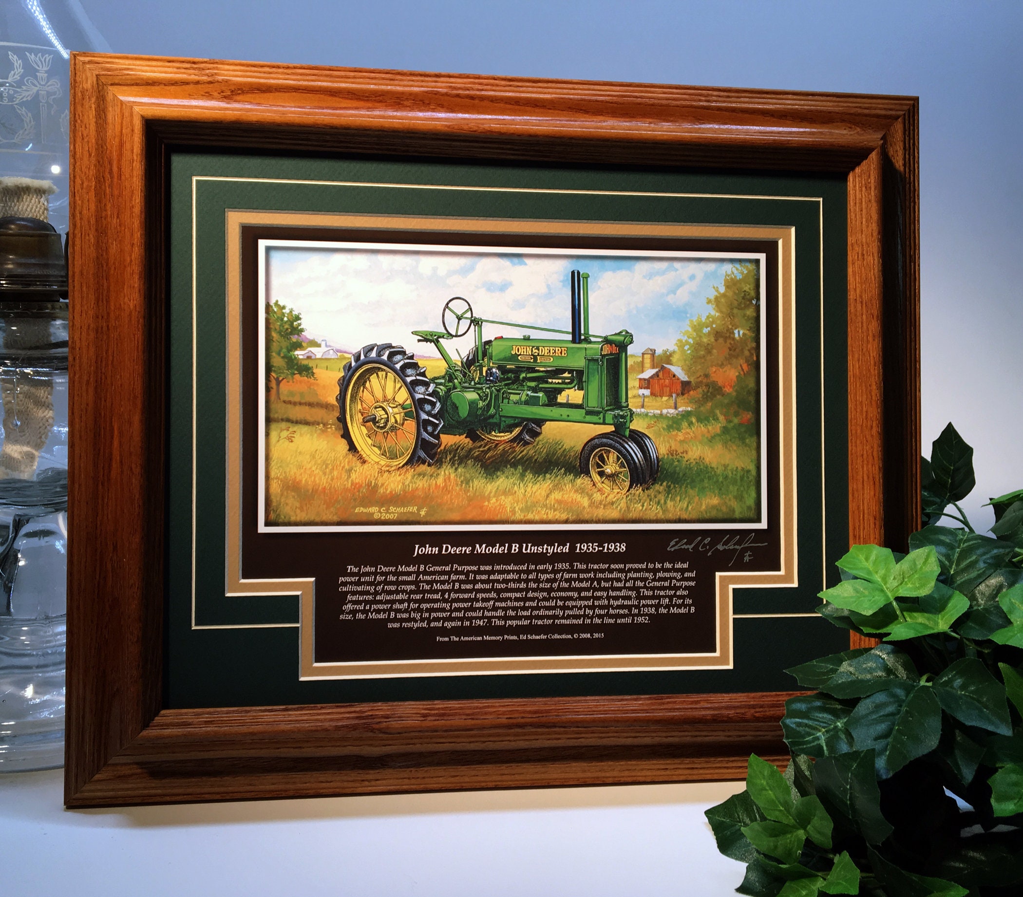 American Memory Prints Art by Ed Schaefer John Deere Model B Unstyled ...