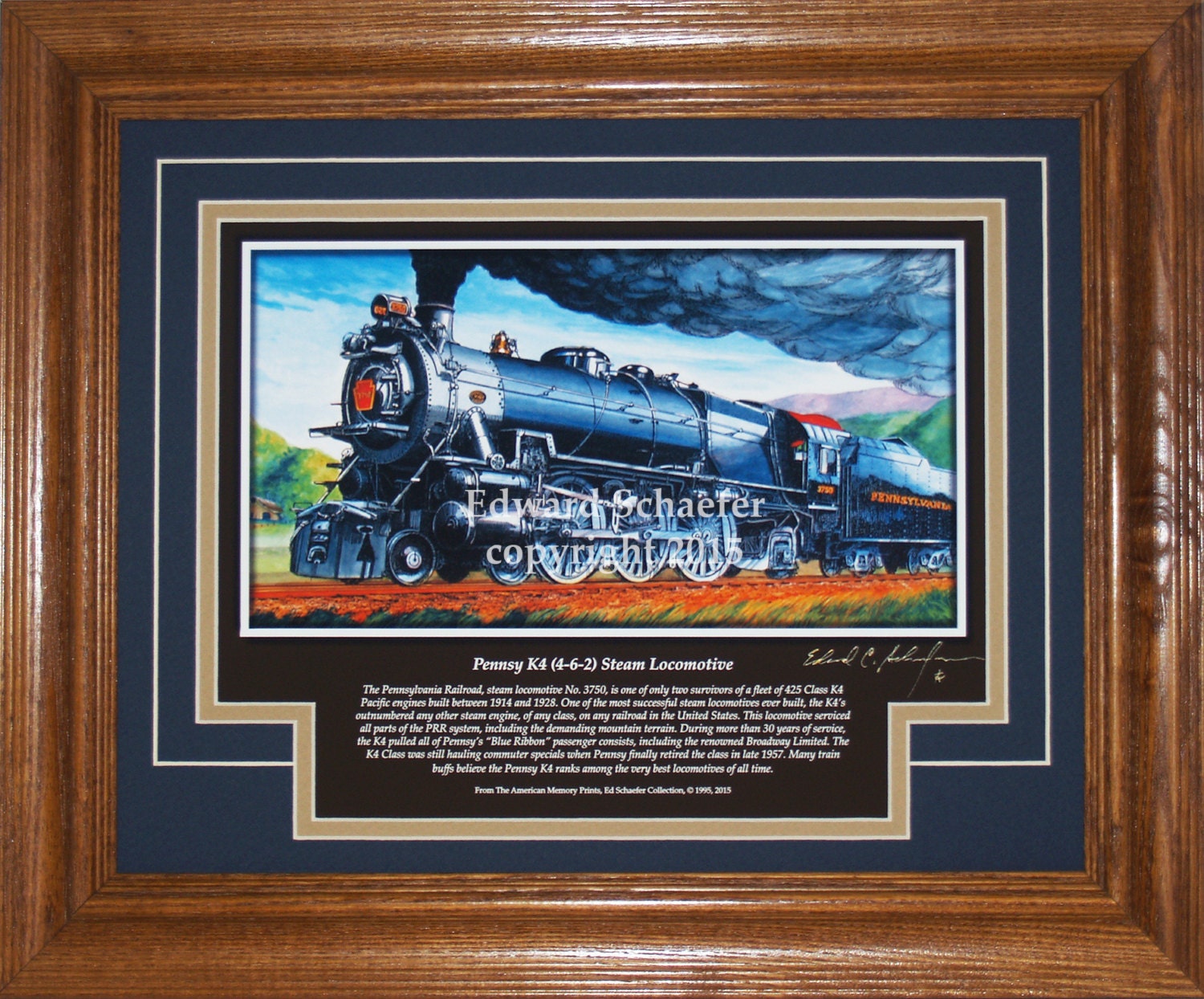 Pennsy K4 4-6-2 Steam Locomotive With History or to - Etsy Australia