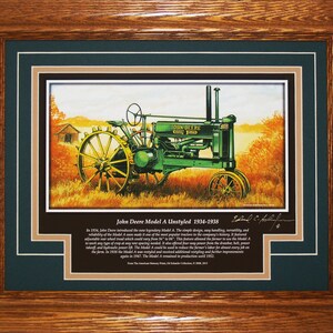 American Memory Prints Art by Ed Schaefer John Deere Model A Unstyled ...
