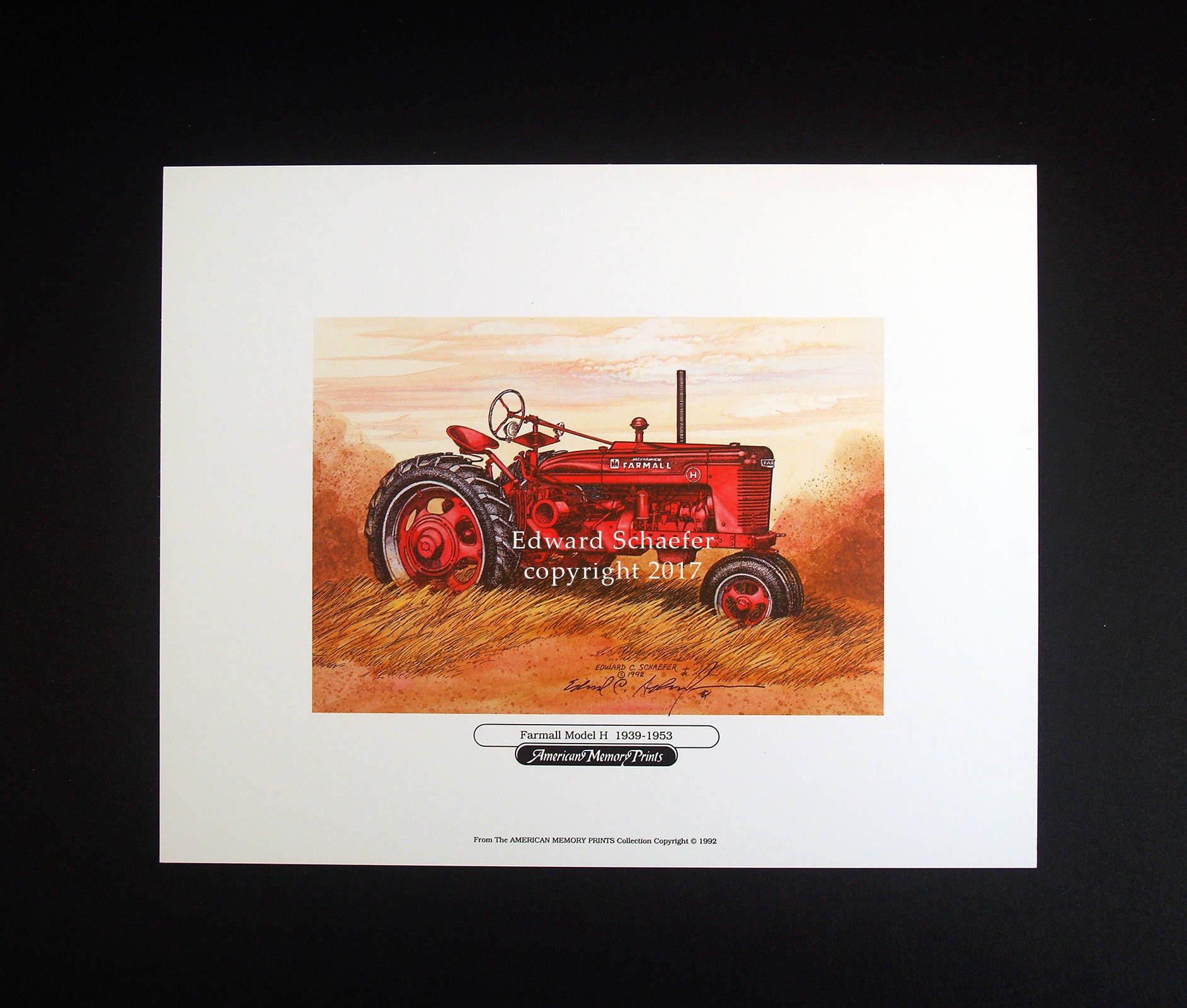 Farmall Gift Portfolio From the Ed Schaefer Art Collection, Group of 4 ...