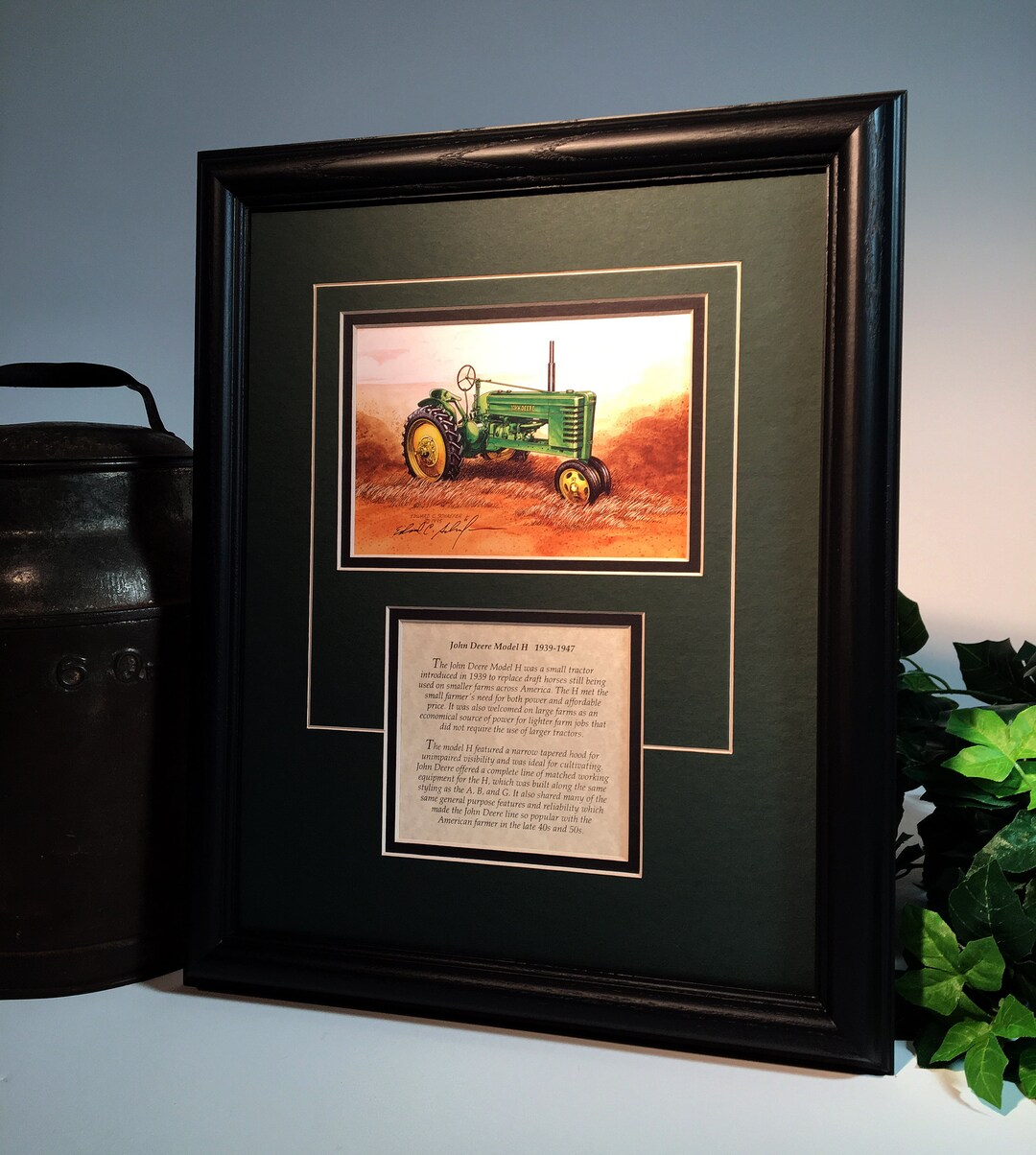 American Memory Prints Art by Ed Schaefer John Deere Model H 1939 to ...