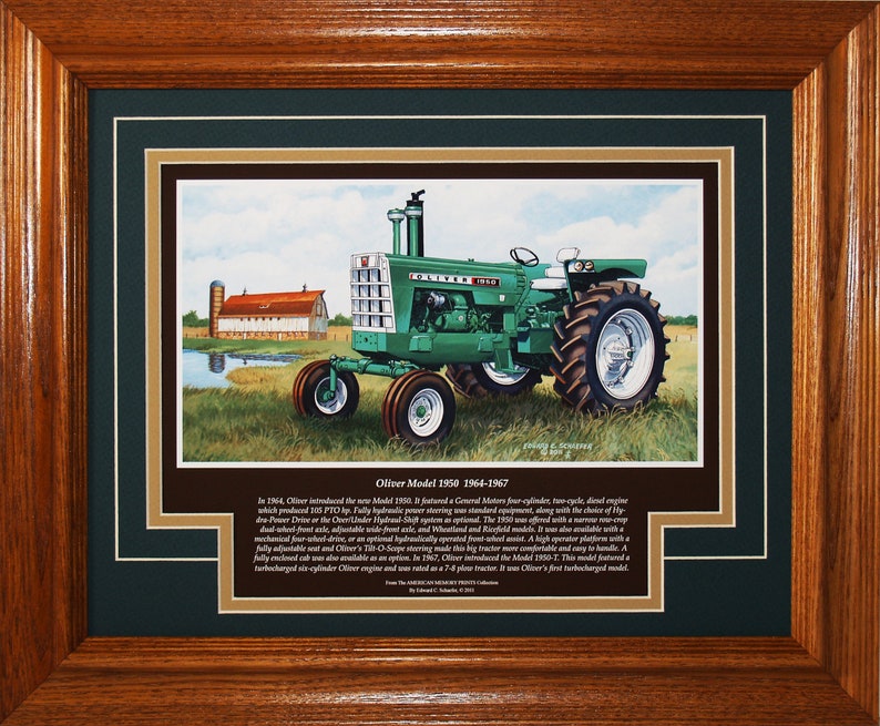 Oliver Model 1950 1964-1967 With History or Poem by Artist Ed Schaefer ...