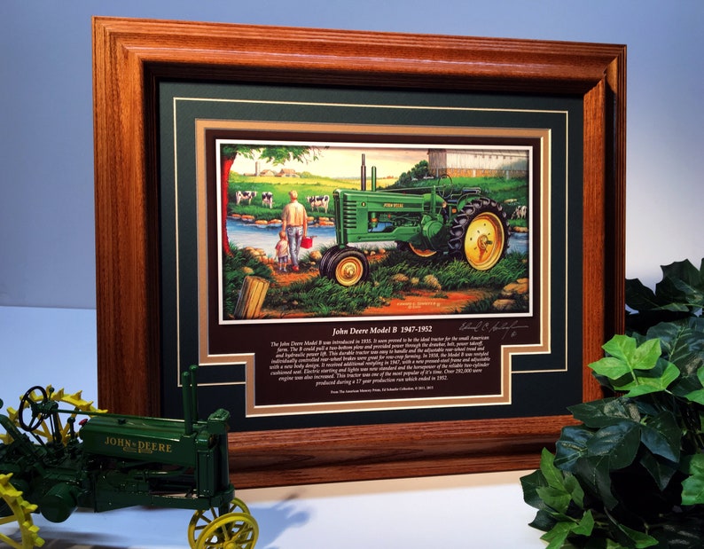 American Memory Prints Art by Ed Schaefer John Deere Model B | Etsy