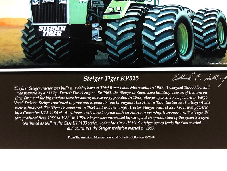 Steiger Tiger With History - Etsy