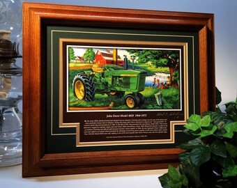 American Memory Prints Art by Ed Schaefer John Deere Model B | Etsy