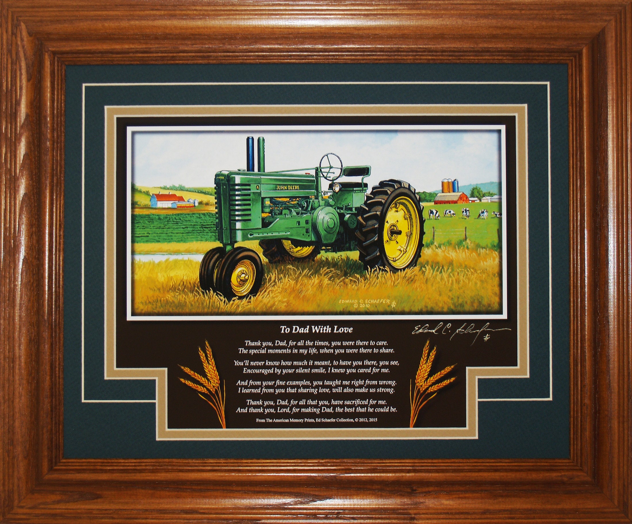 American Memory Prints Art by Ed Schaefer John Deere Model A - Etsy