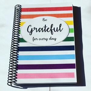 Gratitude Journal With Monthly Mood Tracker - Etsy