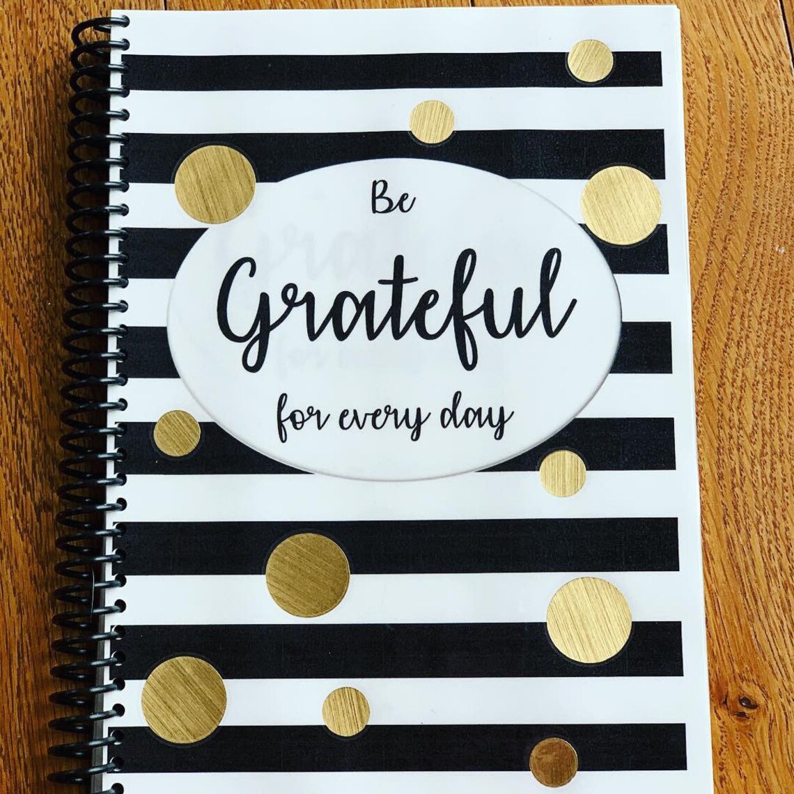 Gratitude Journal With Monthly Mood Tracker | Etsy