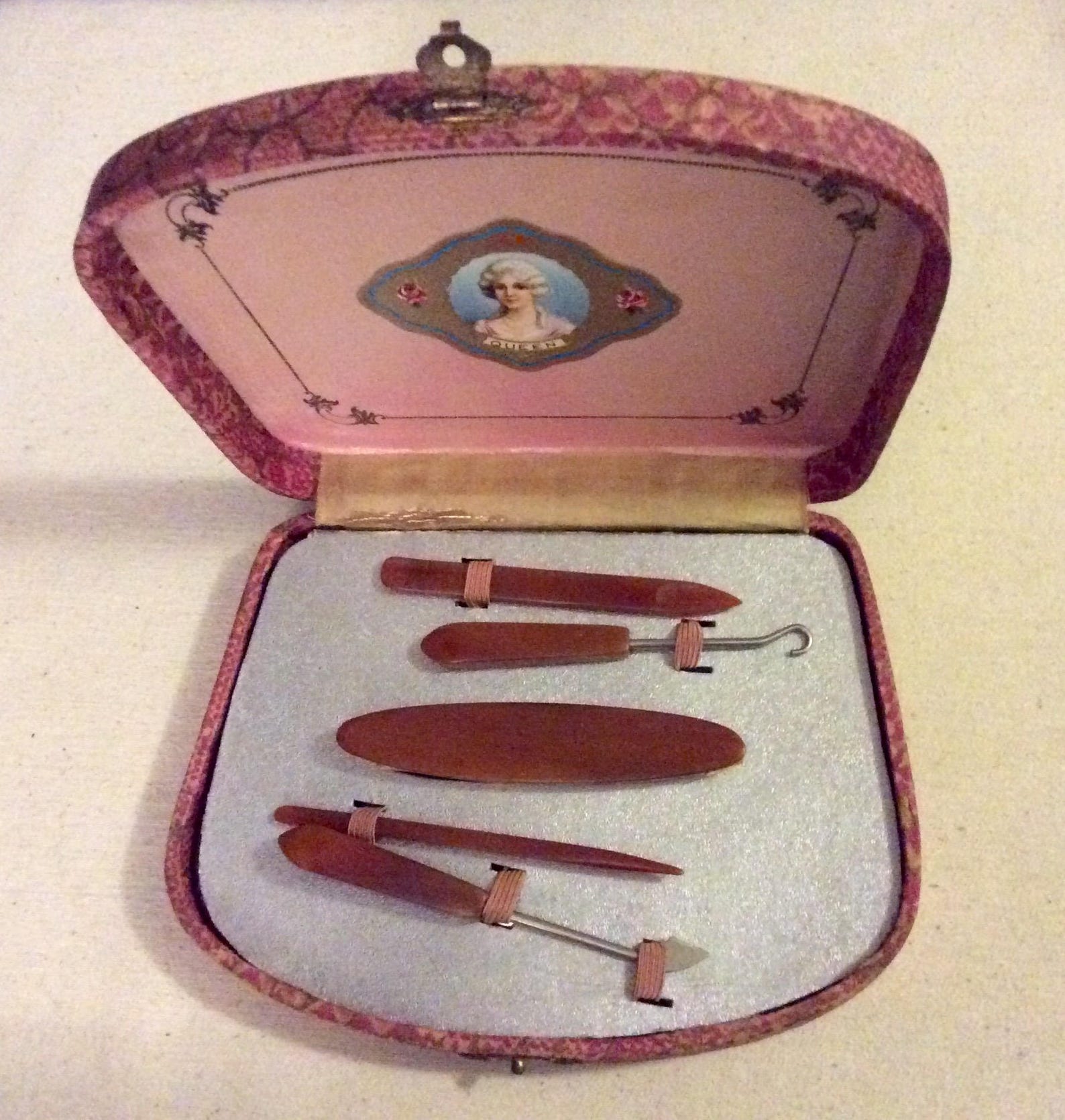 Celluloid Manicure Set W/ Original Box - 1940s Queen - Etsy